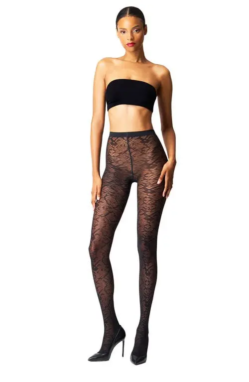 Wolford Snakeskin Print Tights