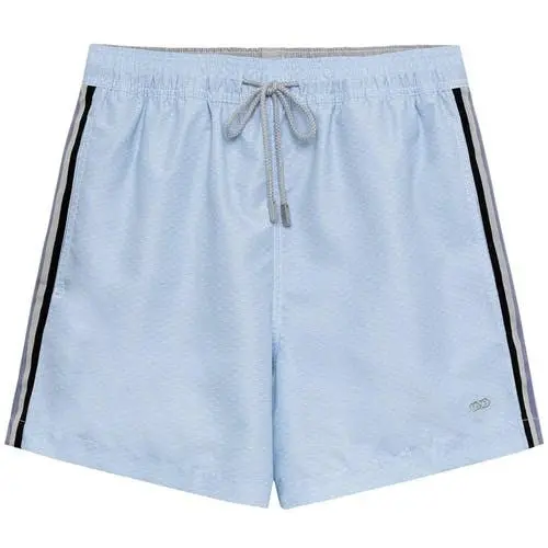 LE CLUB 4-way Stretch Swim Trunks - Light Blue