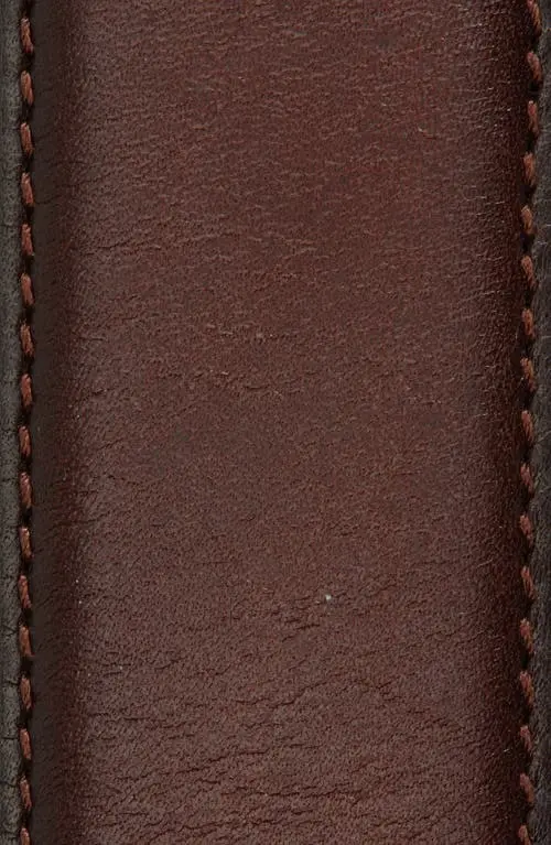 Nordstrom Tarek Leather Belt - Brown Sepia