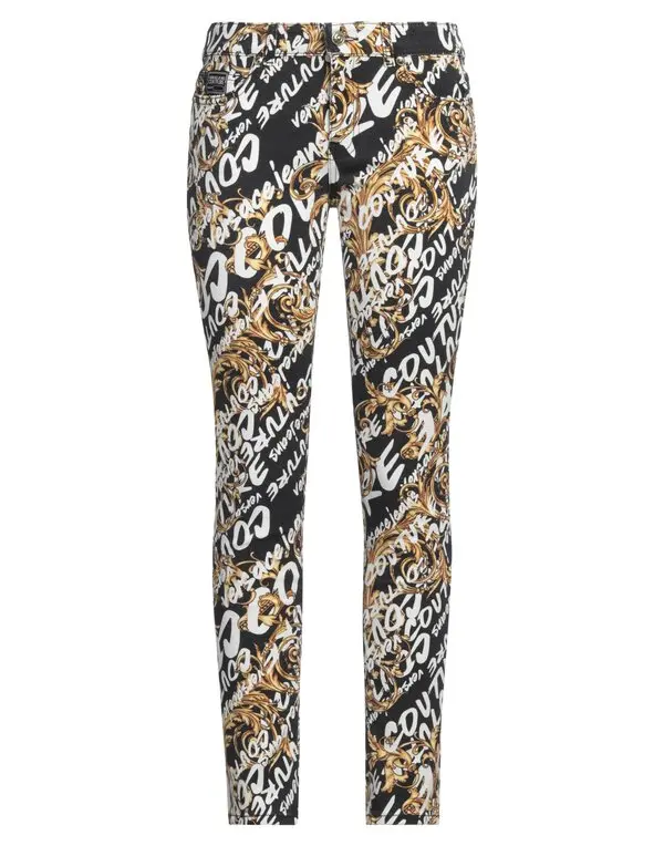 Versace Skinny Jeans With Signature Print