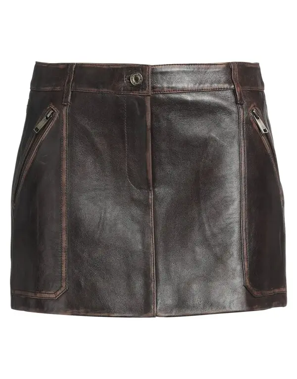 Michael Kors Mini Lambskin Pencil Skirt