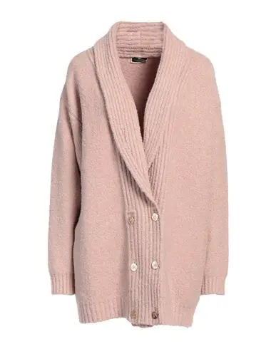 Elisabetta Franchi Cardigan In Cotton, Polyamide And Elastane
