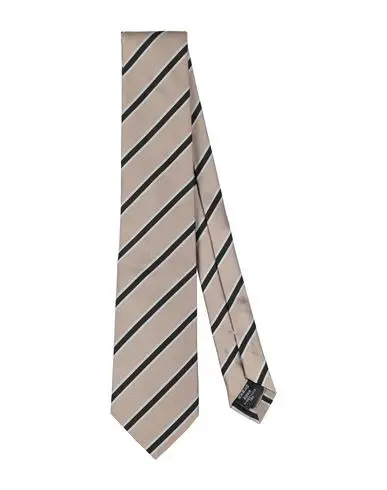 Dunhill Striped Silk Necktie - Beige