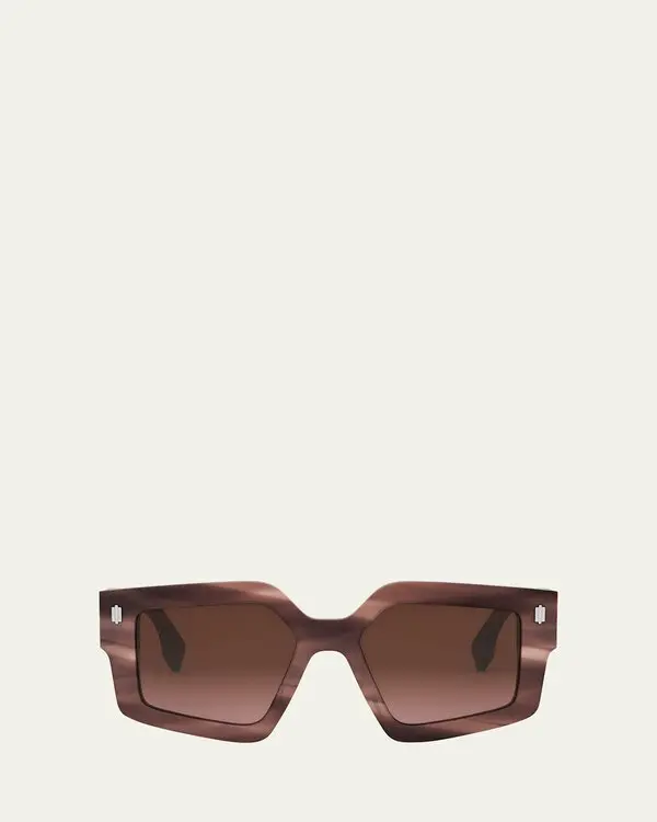 Fendi Square Frame Sunglasses - Pnkobrng