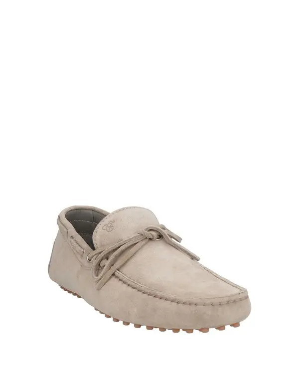 Canali Leather Loafers - Grey