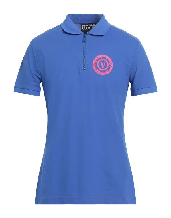 Versace Polo Shirt Size Cotton, Elastane