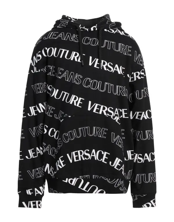 Versace Military Cotton Sweatshirt - Black