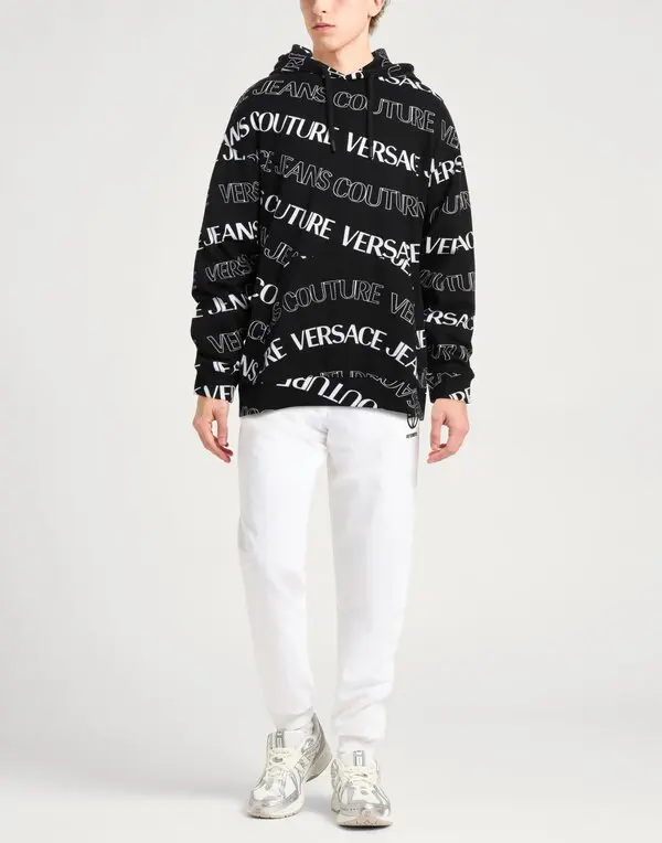 Versace Military Cotton Sweatshirt - Black