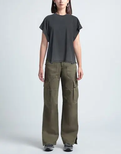 Crossley Cotton Jersey Crop Tee - Grey