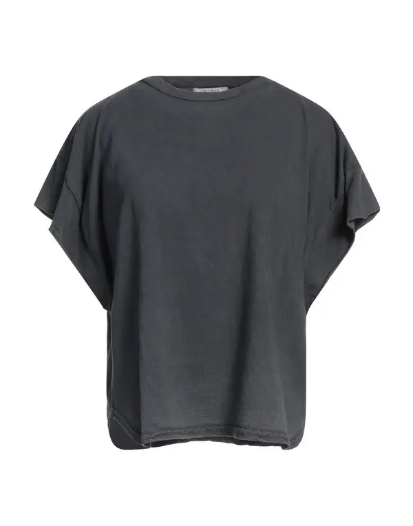 Crossley Cotton Jersey Crop Tee - Grey