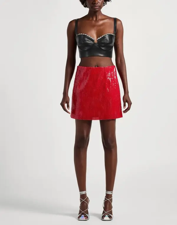 Elisabetta Franchi Coated Corset Top With Appliqués