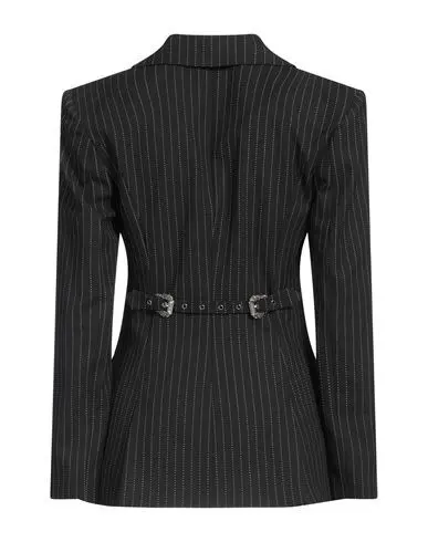 Versace Single-breasted Pinstriped Blazer
