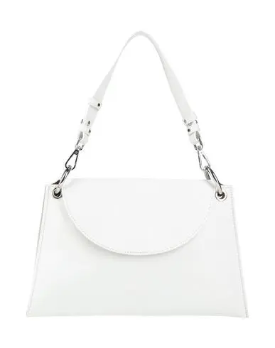 MY BEST BAG FIRENZE Leather Handbag With Flap - White