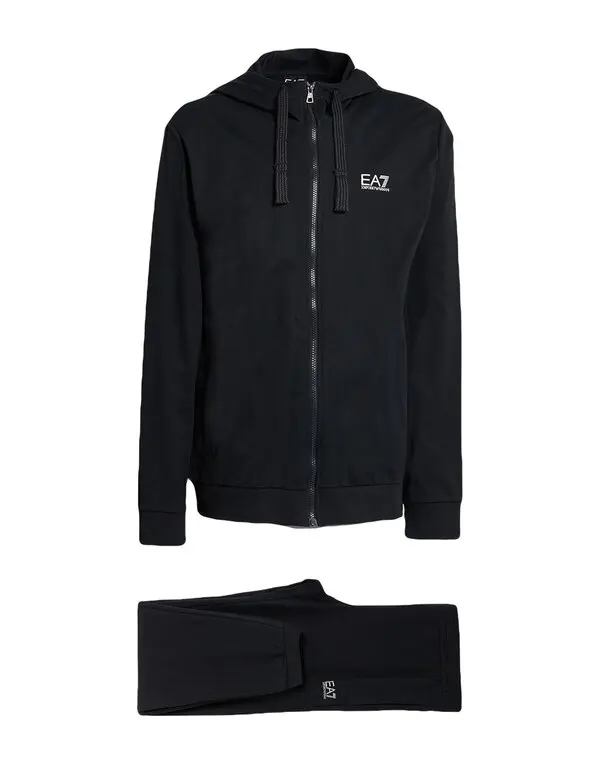 EA7 Tracksuit In Cotton And Elastane - Blue