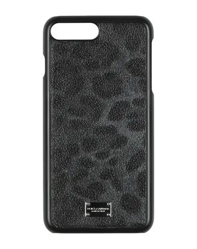 Dolce & Gabbana Covers & Cases Charcoal Cotton, Polyurethane, Plastic, Polyester - Grey