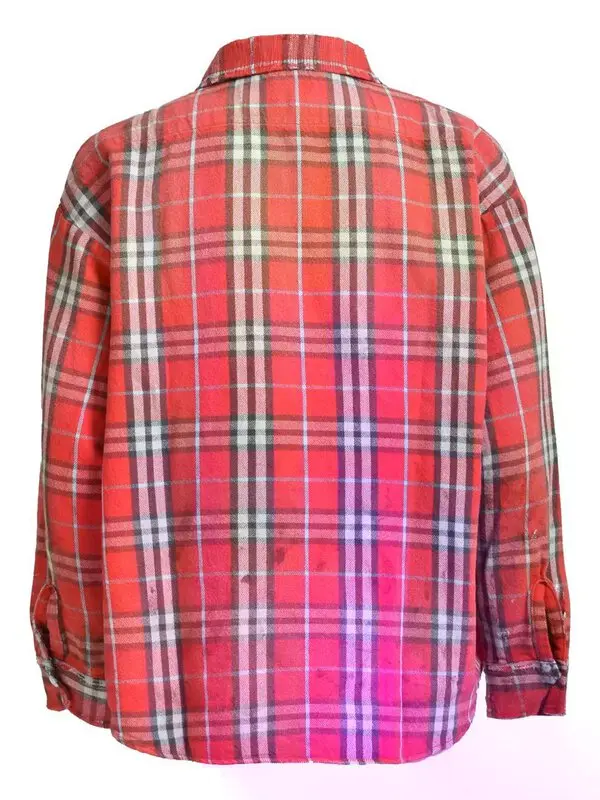 SAINT MXXXXXX Check-print Shirt