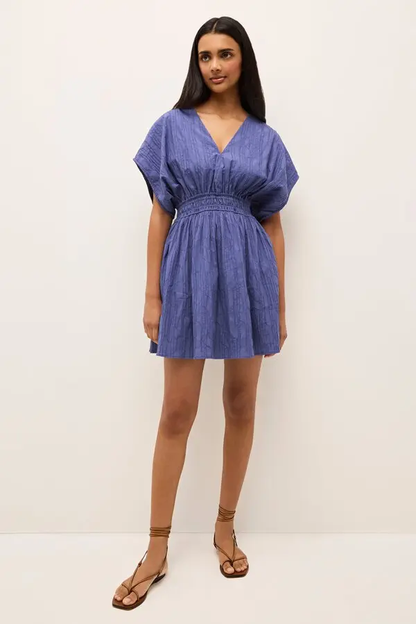 MARIE OLIVER Maury Crinkle Cotton Dress