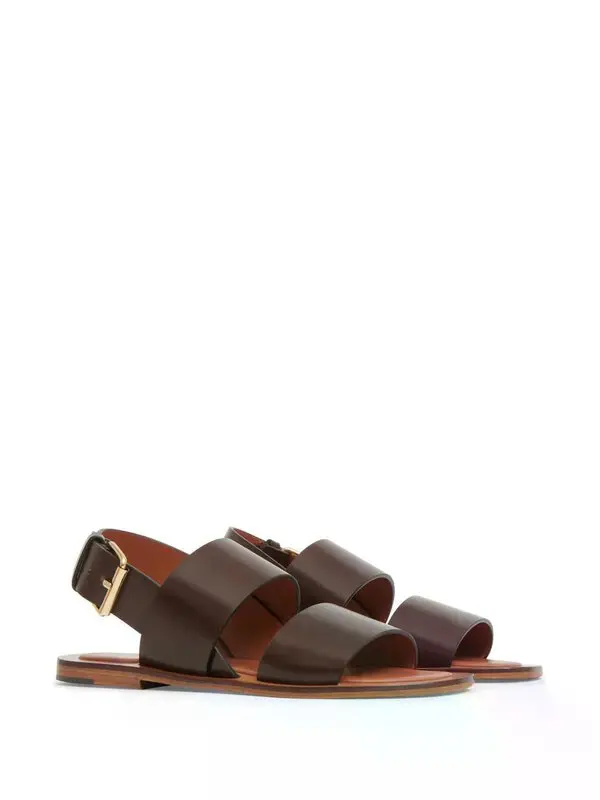 MANSUR GAVRIEL Double Strap Sandals - Brown