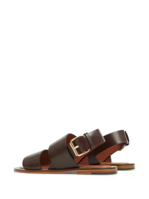 MANSUR GAVRIEL Double Strap Sandals - Brown