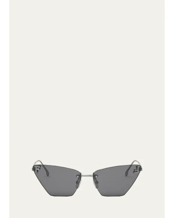 Fendi Fe4160us Cat-eye Sunglasses - Grey
