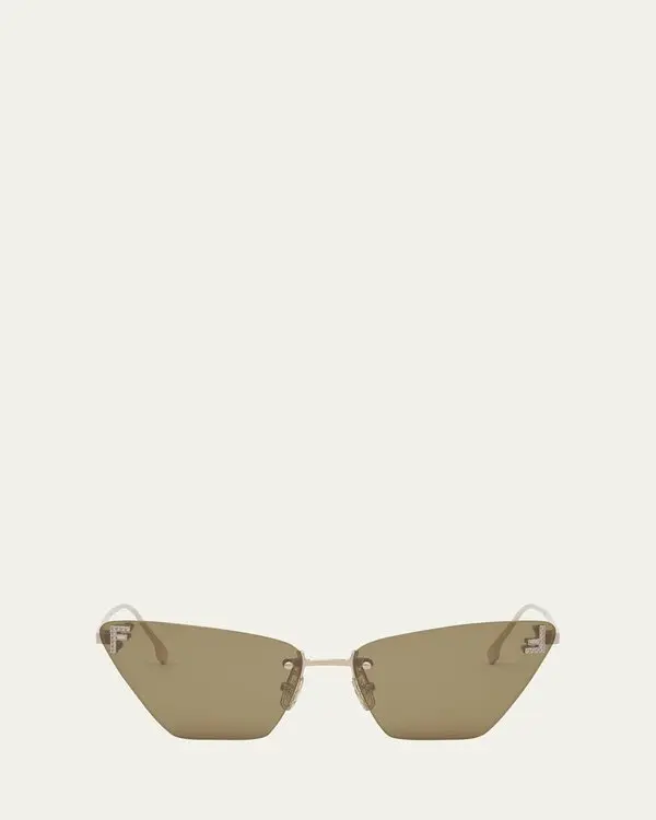 Fendi Fe4160us Cat-eye Sunglasses - Srgldbrn