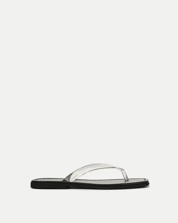 Veronica Beard Clea Jelly Flip-flop Sandal - Clear