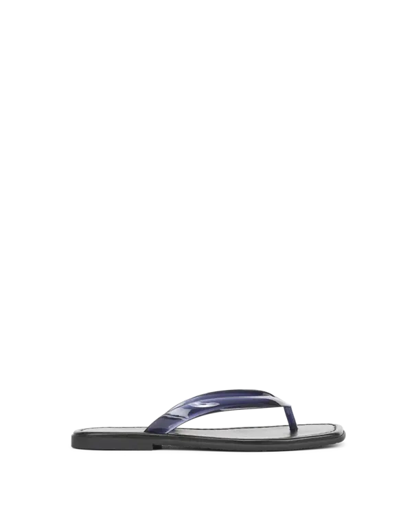 Veronica Beard Clea Jelly Flip-flop Sandal - Navy
