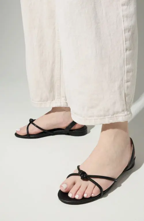 Yosi Samra Alison Knot Slingback Sandal