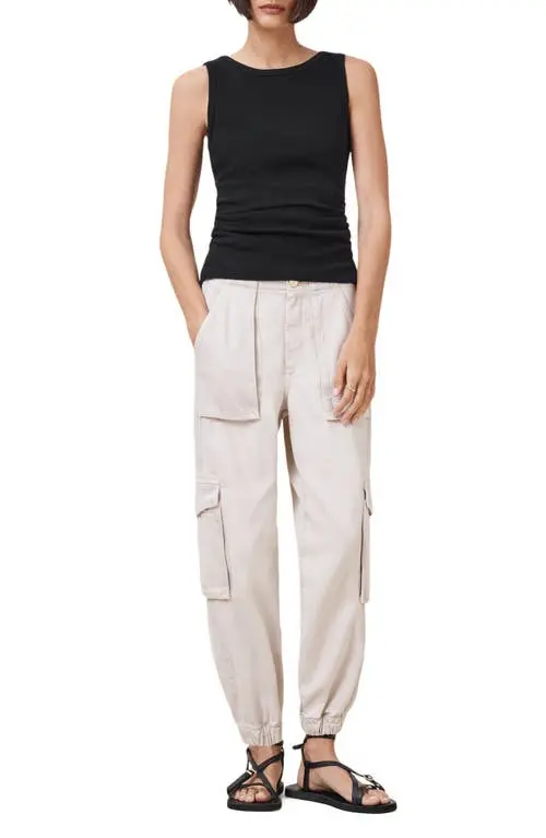 ALLSAINTS Katarina Stretch Cotton Tank Top - Black