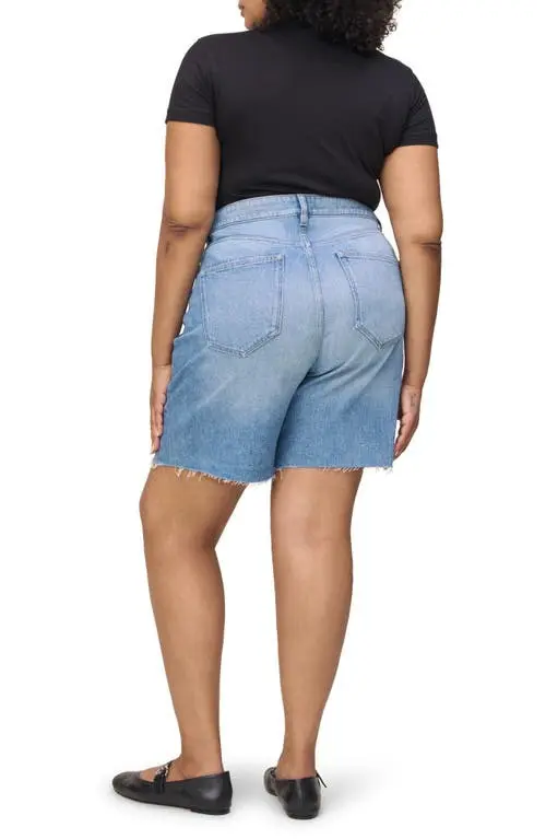 Warp + Weft Stretch Denim Shorts