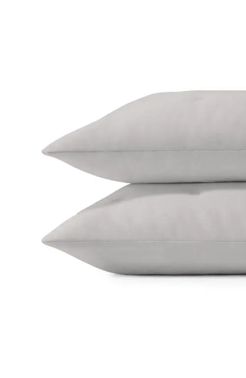 Cozy Earth Set Of 2 Wrinkle Resistant Pillowcases - Light Grey