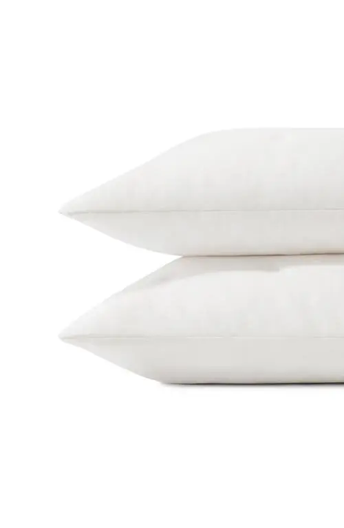 Cozy Earth Set Of 2 Wrinkle Resistant Pillowcases - White