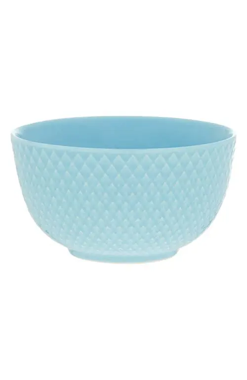 LYNGBY PORCELAEN Rhombe Color Bowl - Turquoise