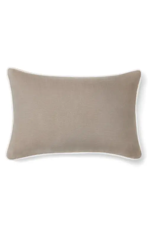 SFERRA Manarola Reversible Slub Linen Decorative Pillow - Putty/ Oyster