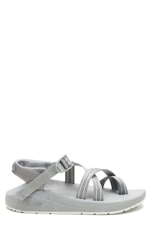 CHACO Cushz Toe Loop Sandal - Frond Cement Gray
