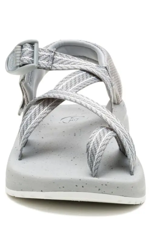 CHACO Cushz Toe Loop Sandal - Frond Cement Gray