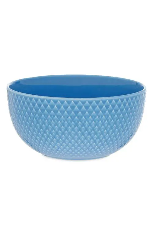 LYNGBY PORCELAEN Rhombe Color Bowl - Blue