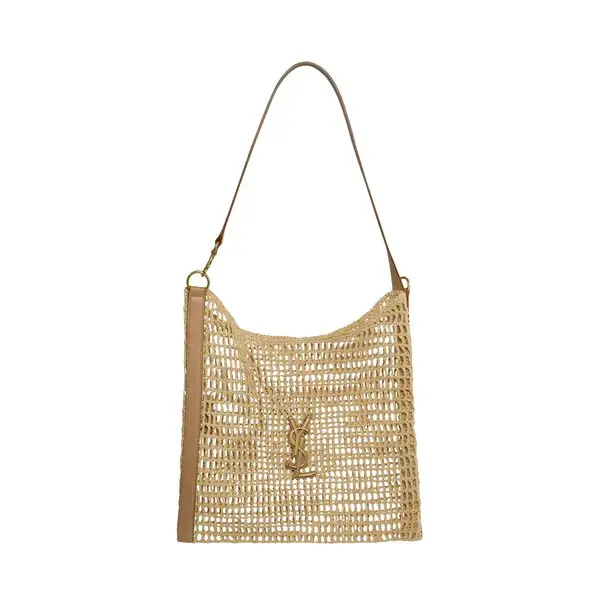 Saint Laurent Raffia Shoulder Bag