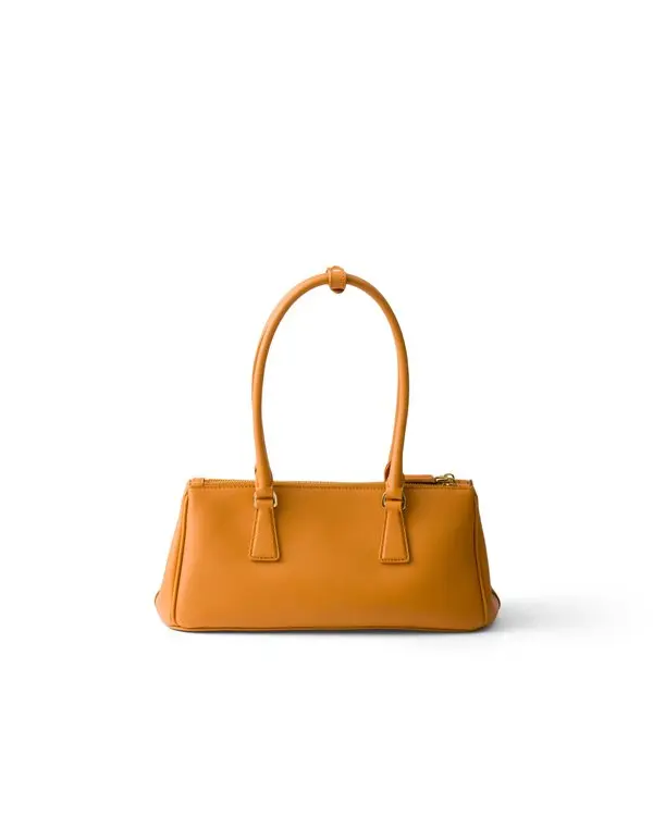 Prada Galleria Medium Leather Bag - Orange