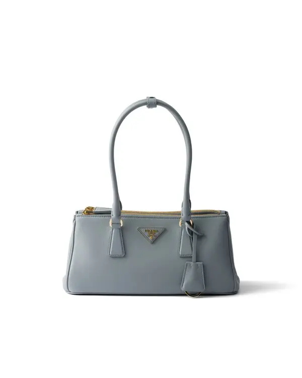 Prada Galleria Medium Leather Handbag - Light Blue