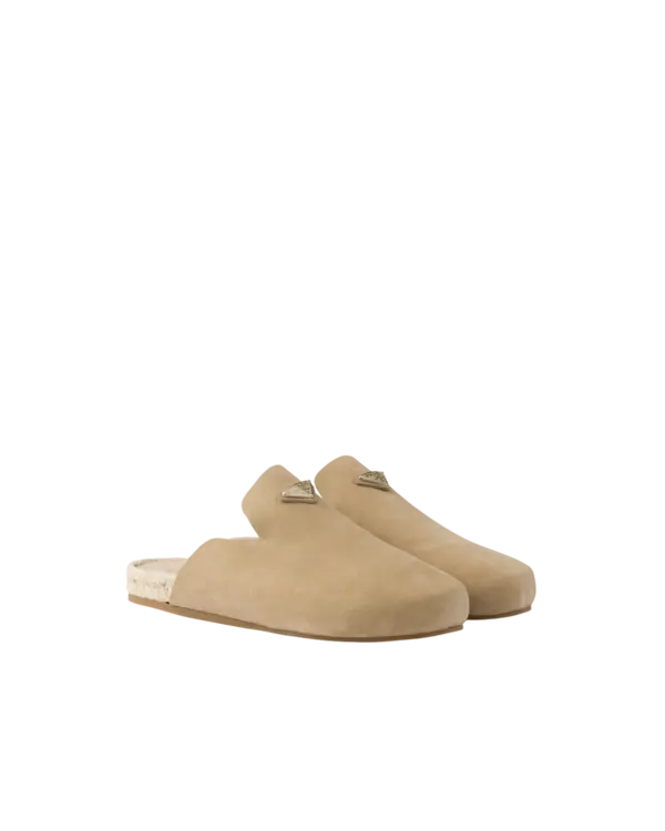 Prada Suede Mules
