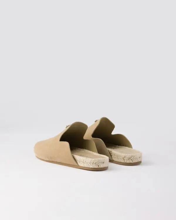 Prada Suede Mules