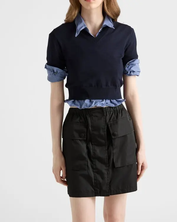 Prada Re-nylon Miniskirt
