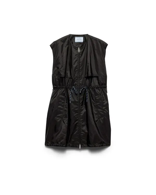 Prada Re-nylon Mini-dress - Black