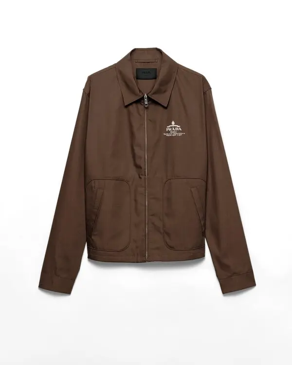 Prada Cotton-blend Blouson Jacket