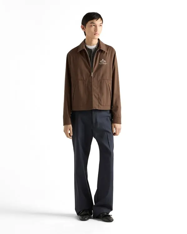 Prada Cotton-blend Blouson Jacket