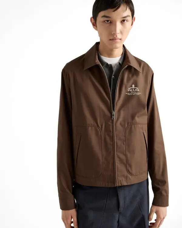 Prada Cotton-blend Blouson Jacket