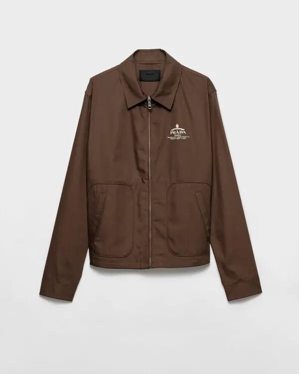 Prada Cotton-blend Blouson Jacket