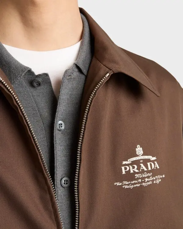 Prada Cotton-blend Blouson Jacket