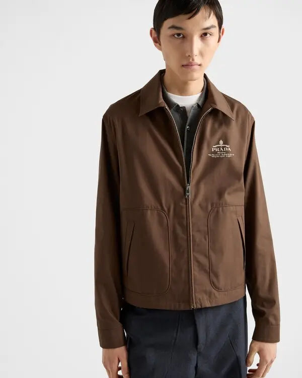 Prada Cotton-blend Blouson Jacket